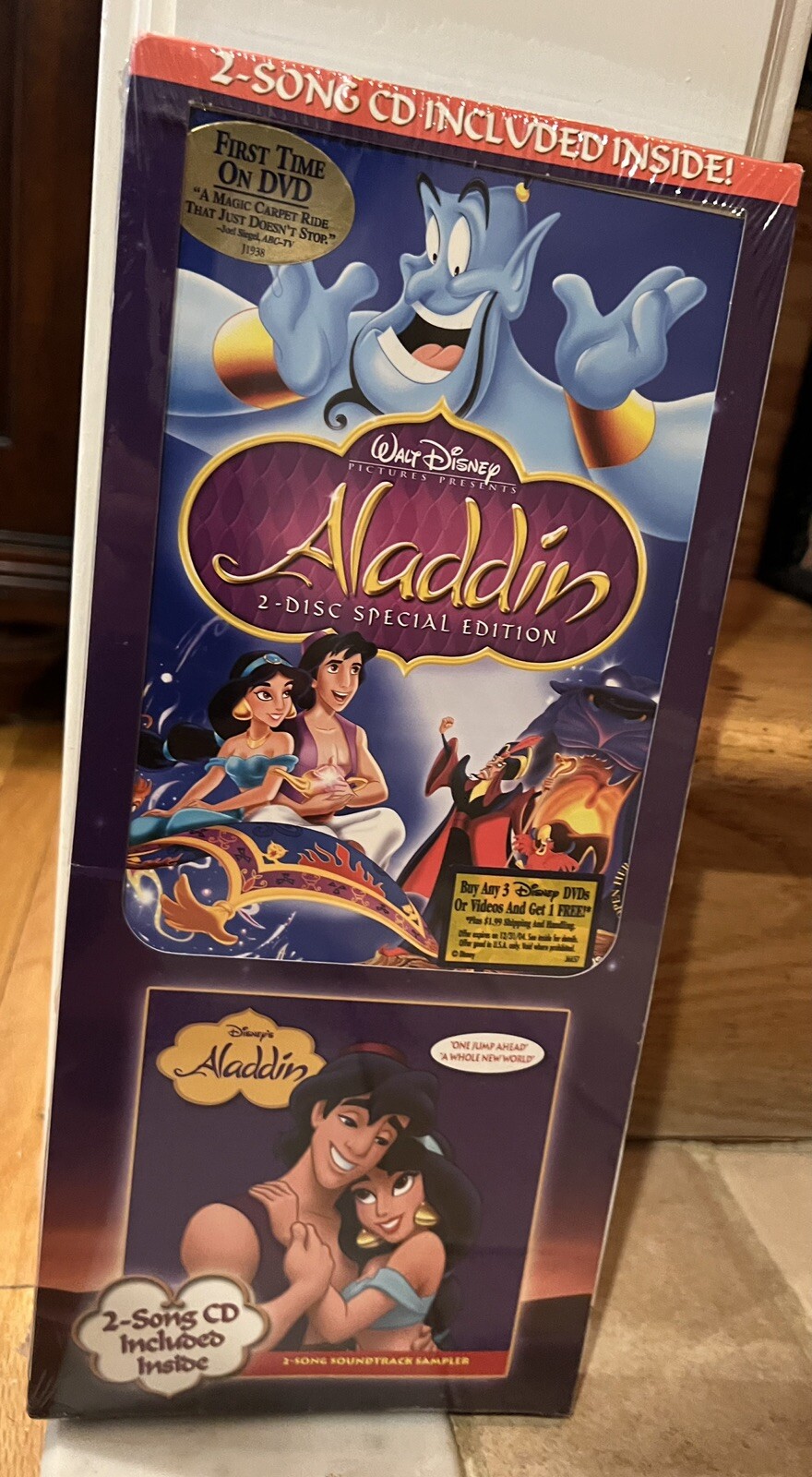 Aladdin DVD 2 Disc Special Edition Set with CD Rom Game NEW AND SEALED ...