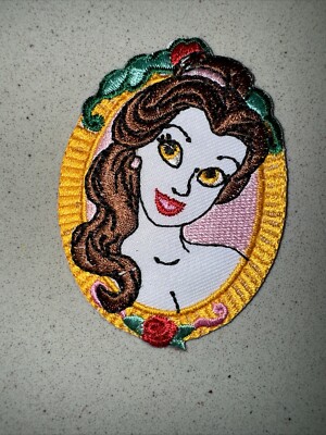 Beauty and the Beast Princess Belle embroidered Iron on patch | eBay