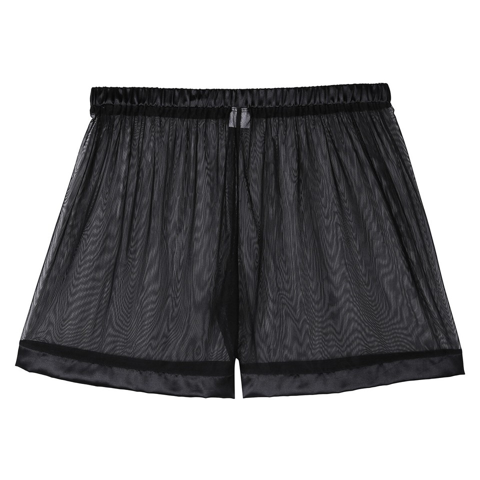 Men See-Through Boxer Shorts Loose Loose Underwear Sheer Mesh Trunks ...