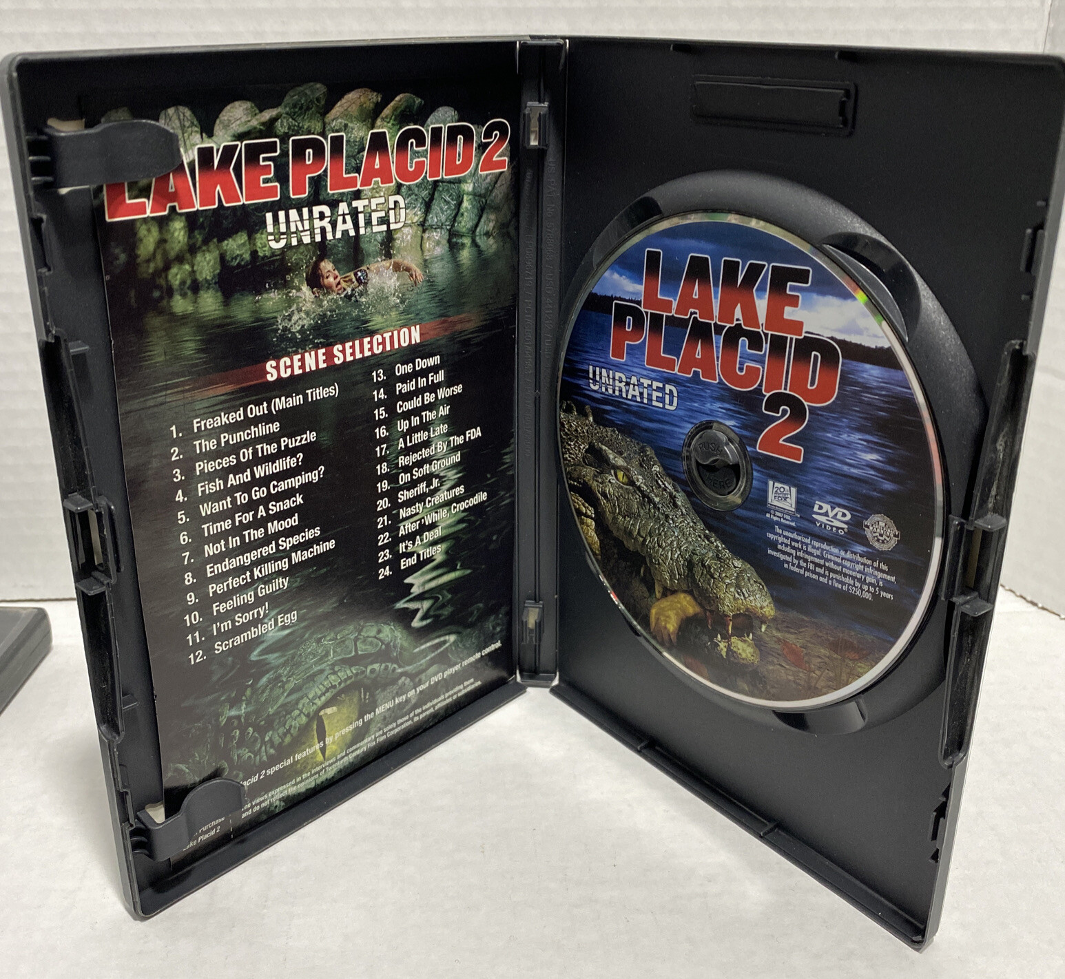 Lake Placid DVD Lot Water Monster Horror Movie Unrated Bill Pullman ...