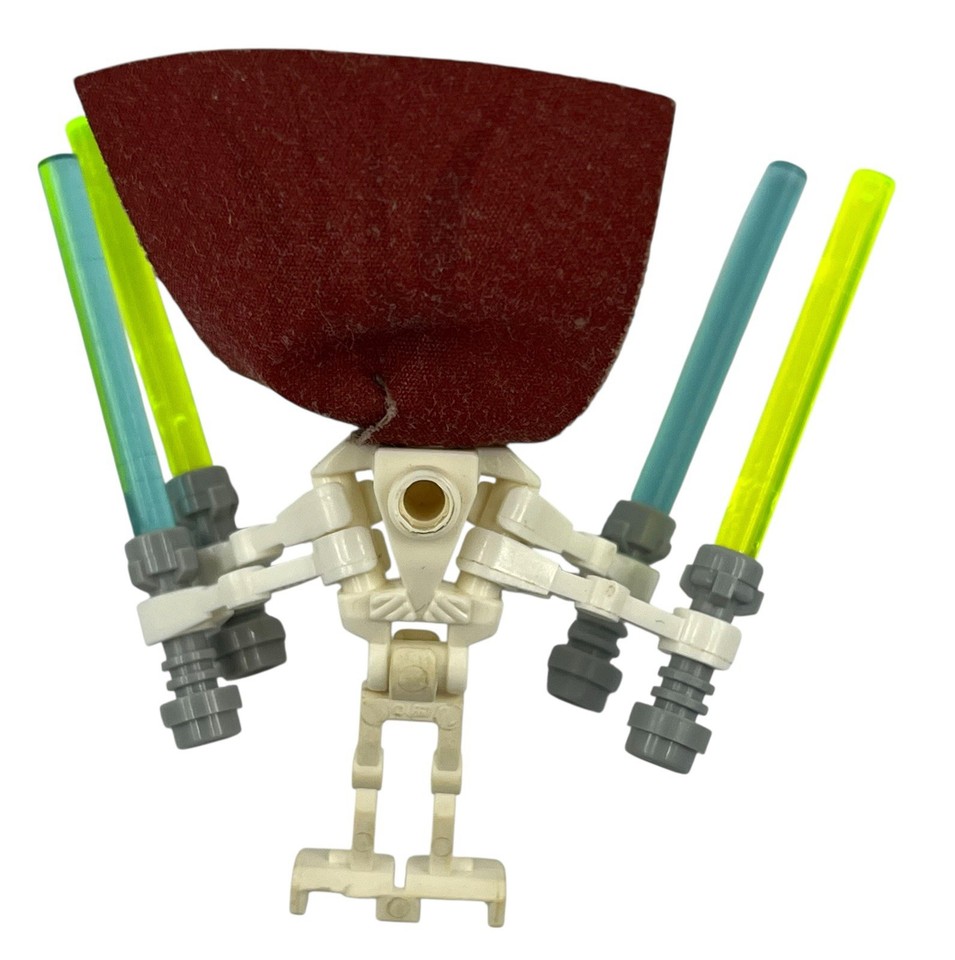 Lego Star Wars Minifigure General Grievous Straight Legs Cape sw0134 ...