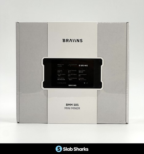 BRAIINS BMM 101 BITCOIN MINI MINER BRAND NEW SOLO MINING POWER SUPPLY ...