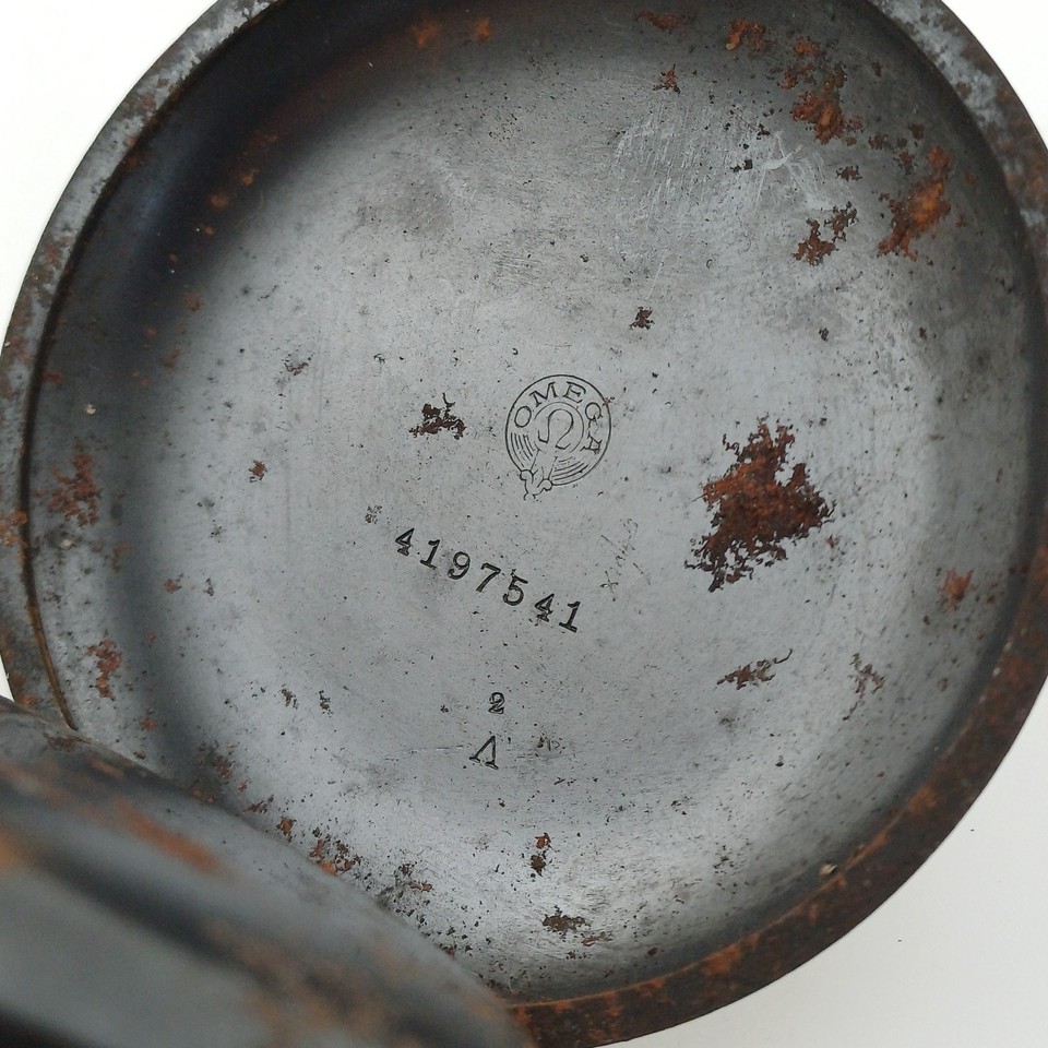 OMEGA Chronograph Pocket Watch Gun Metal Case Circa 1920/30 Spare Or ...