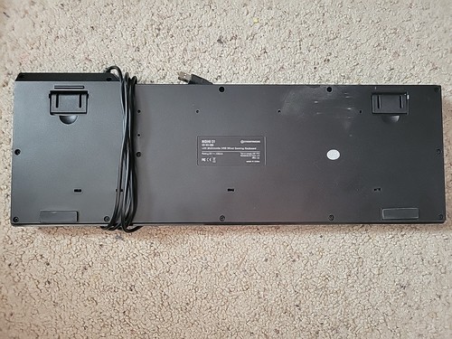 Cyberpower PC Play Ready 01 NOHI LED Wired Gaming Keyboard Black KB-161 ...