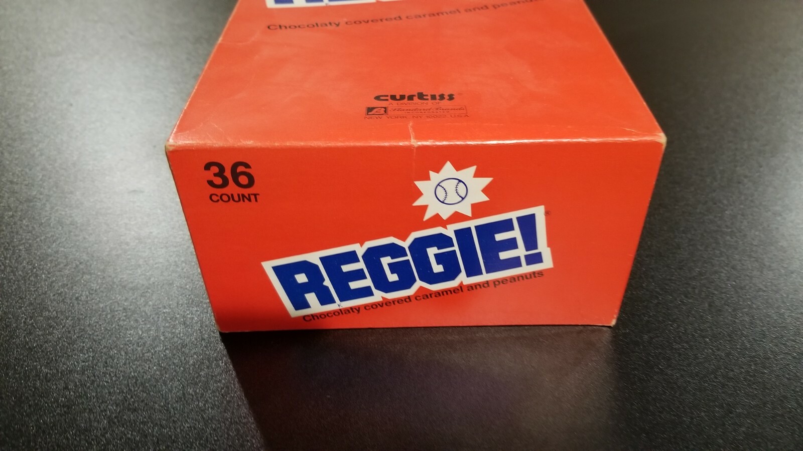 1978 Reggie Candy Bar Complete FULL BOX of 36 Unopened Bars - Curtiss Wrapper | eBay