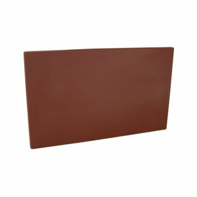 Cutting / Chopping Board 450x600x13mm Brown Polyethylene HACCP Colour ...