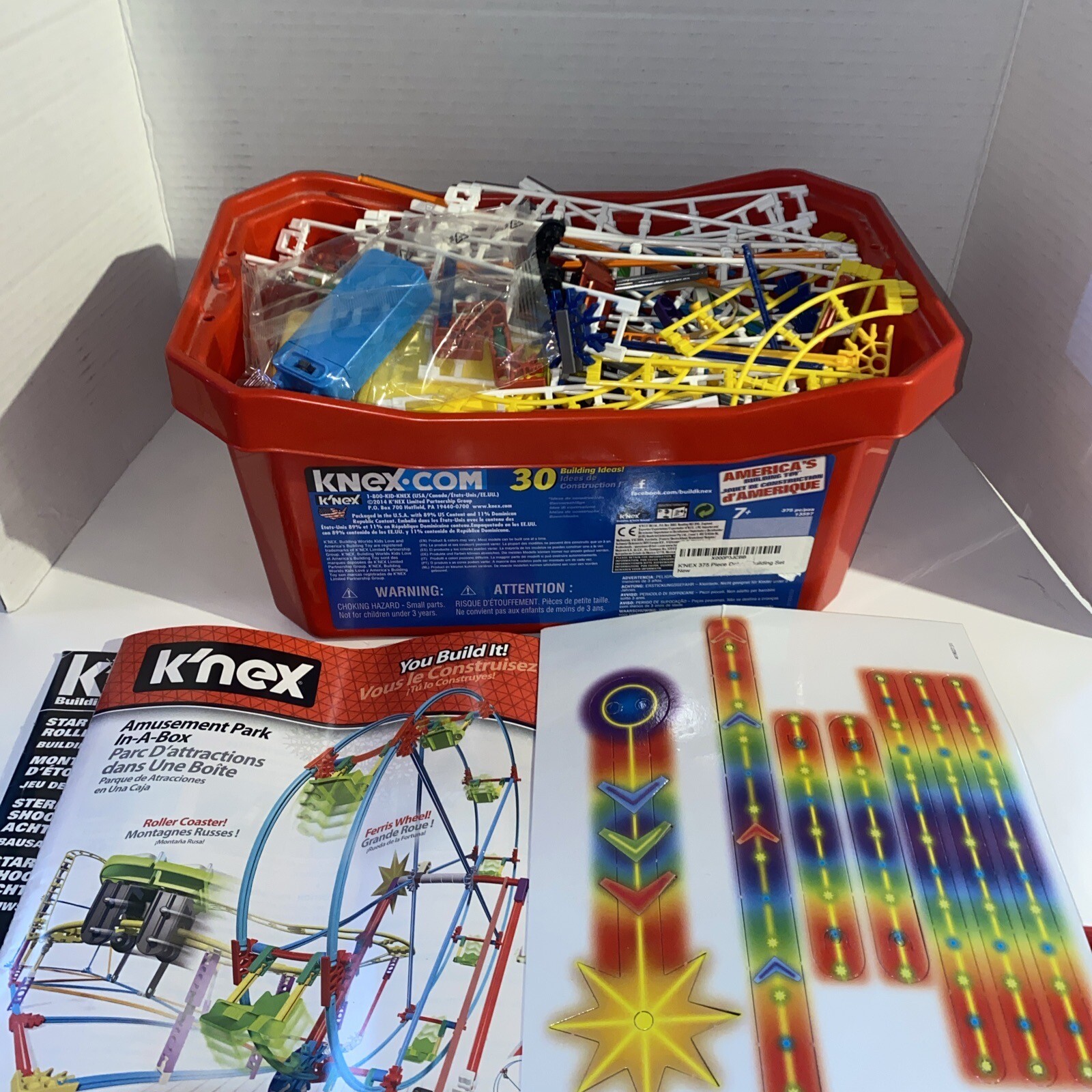 K'nex 375 Piece Deluxe Building Set #13597 | eBay