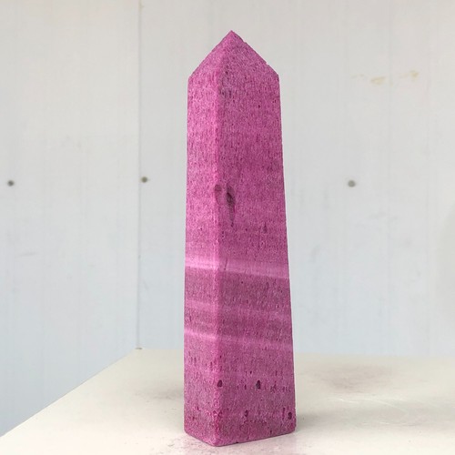 487g Natural Red Corundum Mineral Spirits Ruby Wand Point Quartz ...