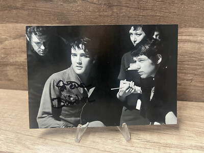 Steve Binder Director w/ Elvis Presley Hand Signed 4x6 Photo TC46-3202 ...