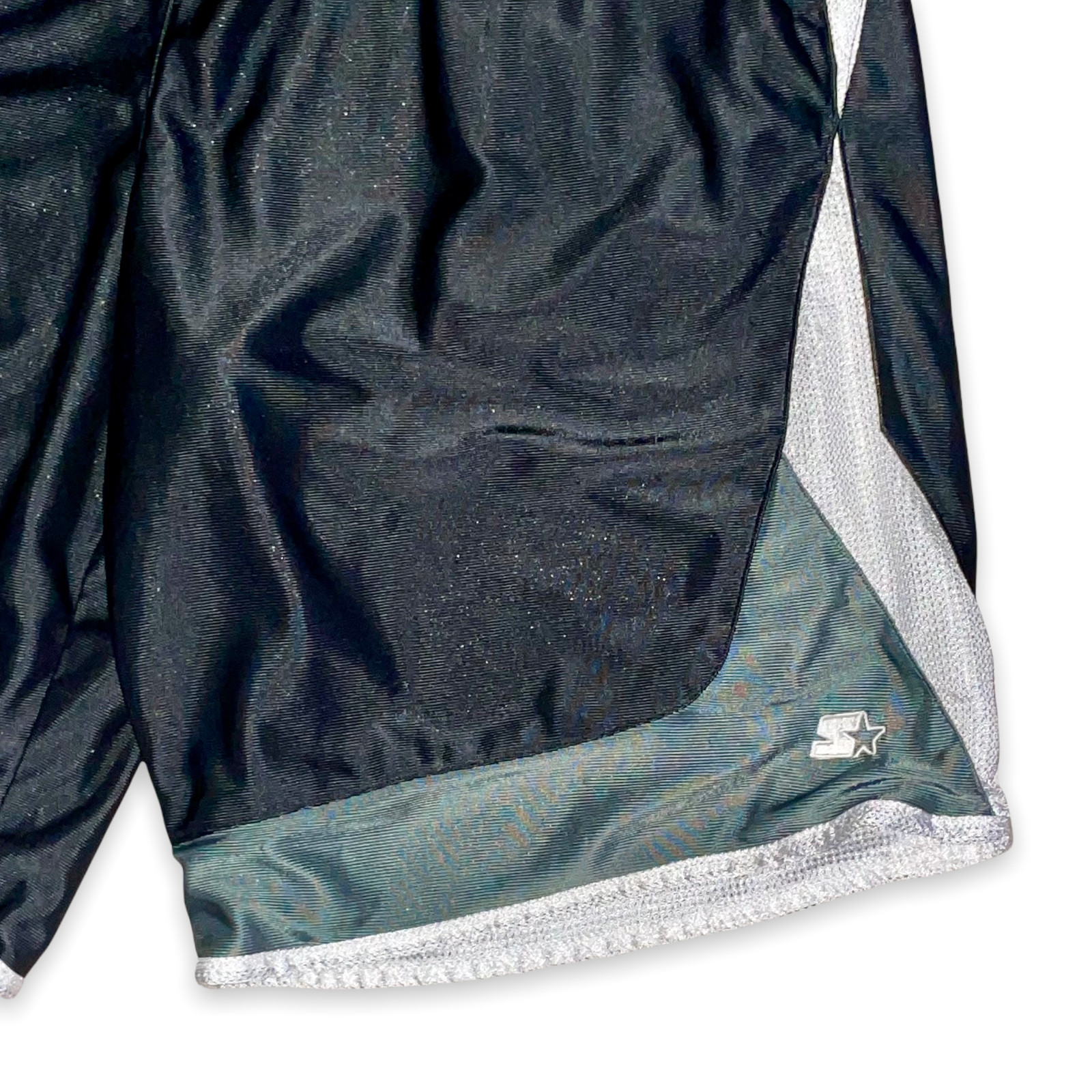 Starter Dazzle Basketball Shorts Silky Shiny Reversi… - Gem