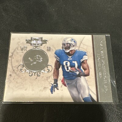 2011 Panini Plates and Patches Calvin Johnson Silver Parallel /100 | eBay