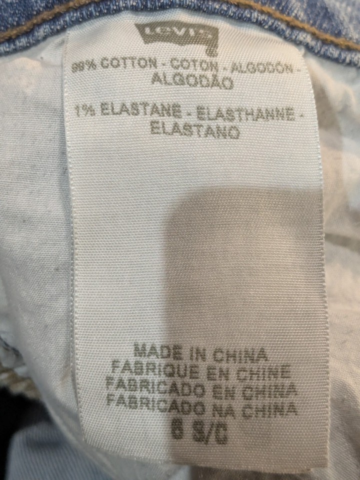 VTG Levis 515 Bootcut Womans 30x29 Light wash Denim Blue Jeans Red Tab ...