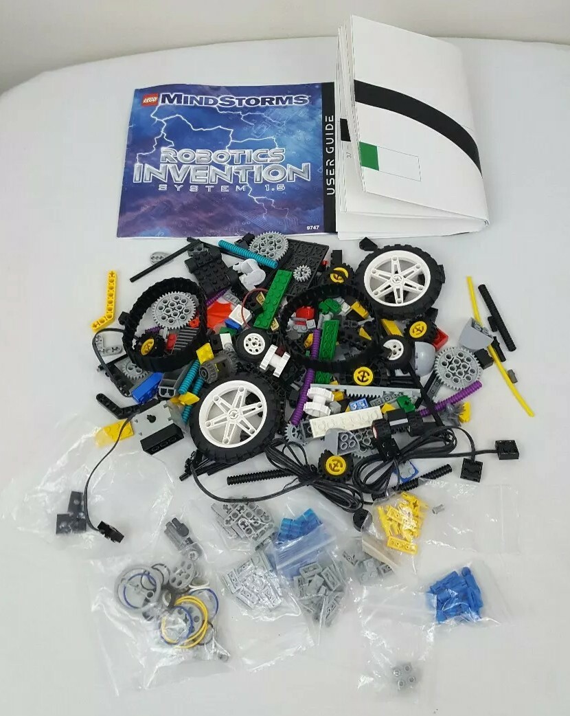 LEGO 9747 Mind Storm Robotic Invention System 1.5 With Book/Test Pad ...