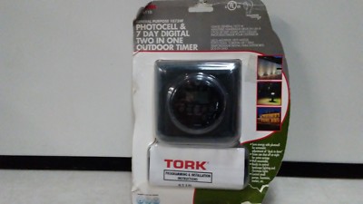TORK 611D Photocell & 7 Day Digital Two In One Outdoor Timer 1875W | eBay