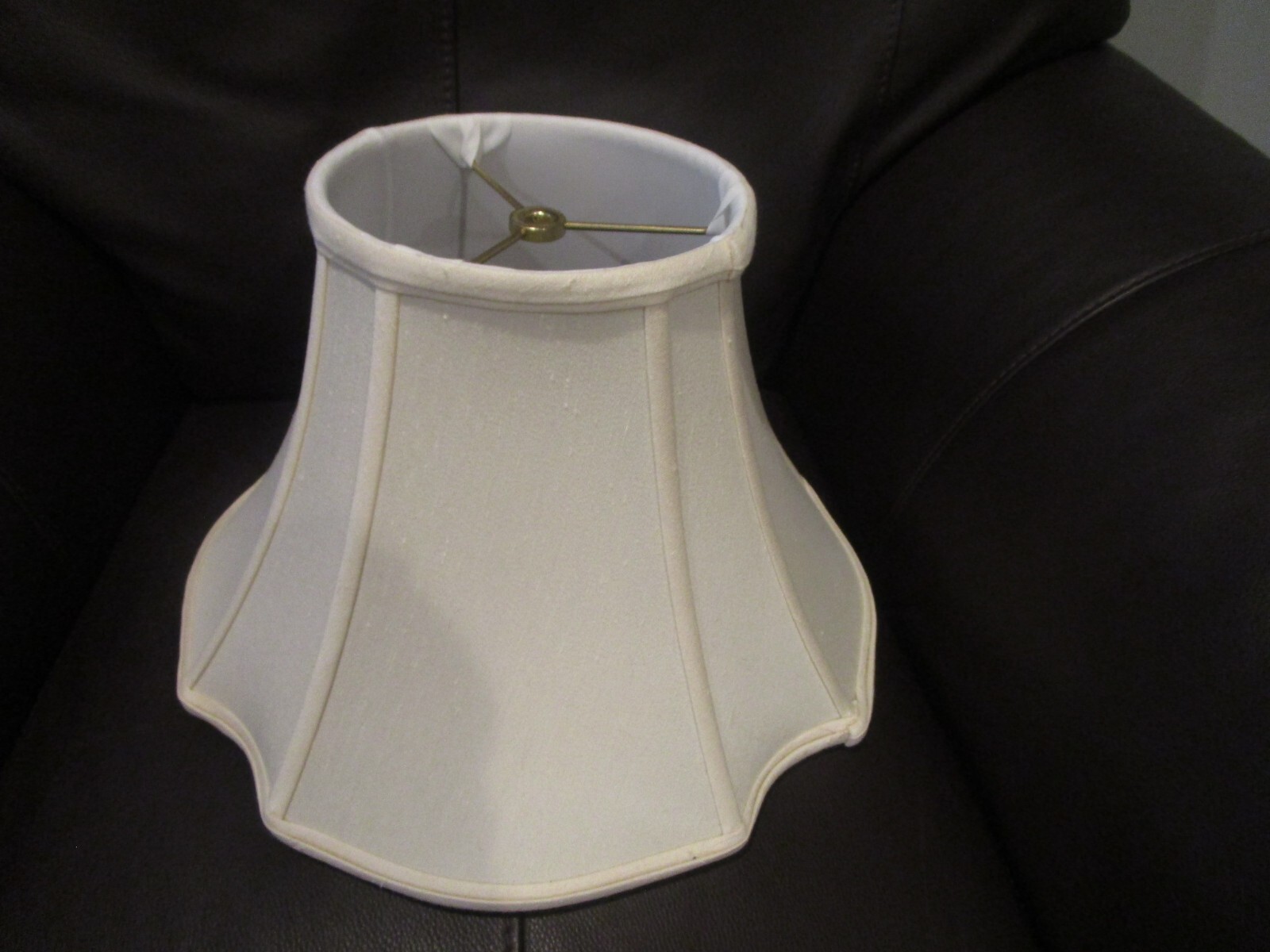 Modified Fancy Octagon Cloth Lampshade, Off White | eBay