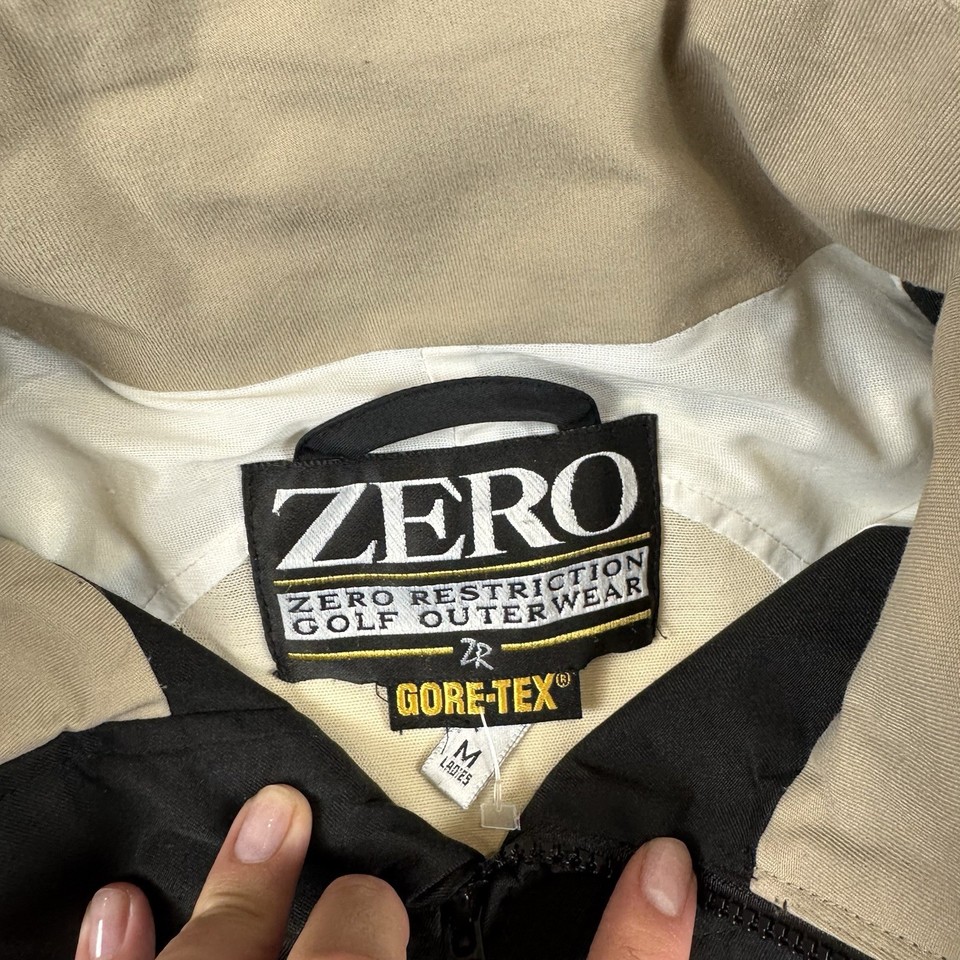 Zero Restriction Gore-Tex Golf Outerwear Waterproof Full Zip Jacket ...