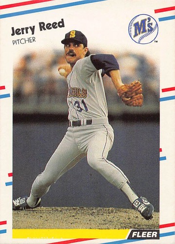 Jerry Reed 1988 Fleer 387 Seattle Mariners BASEBALL Card | eBay