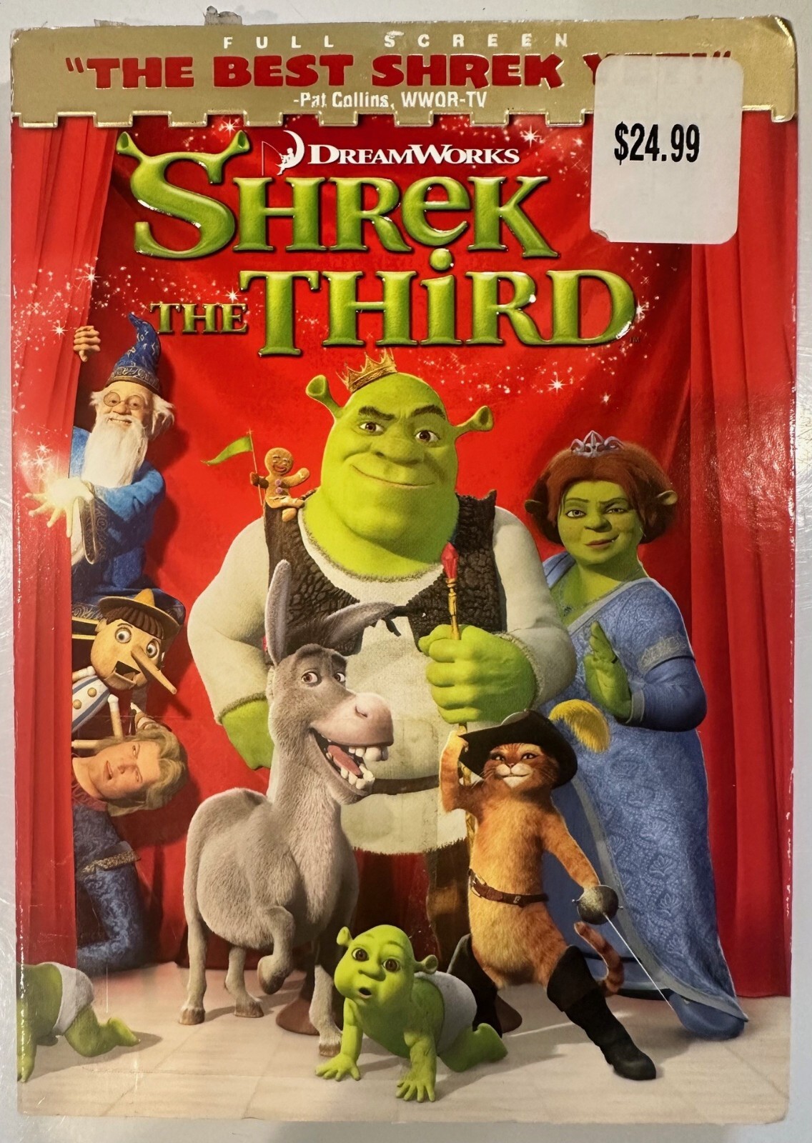 DREANWORKS SHREK THE THIRD FULL SCREEN DVD A1 | eBay