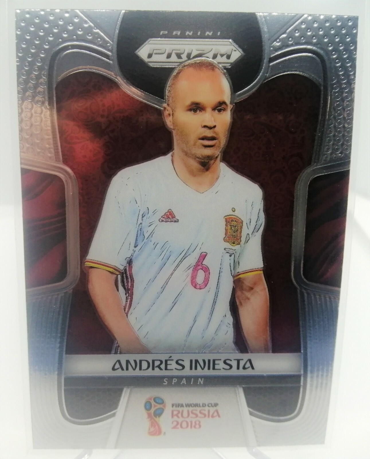 Andres Iniesta Panini Prizm World Cup 2018 Base Card Spain FC Barcelona ...