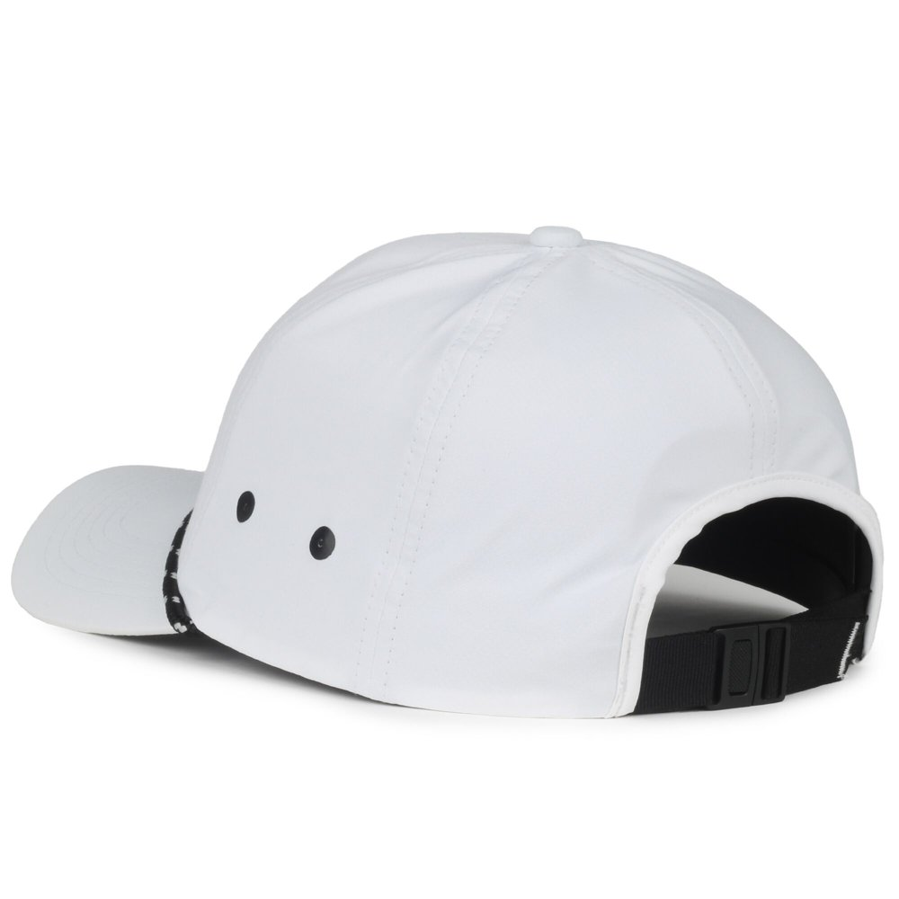 Crossed Golf Clubs Baseball Style White Hat Adult Adjustable Plastic ...
