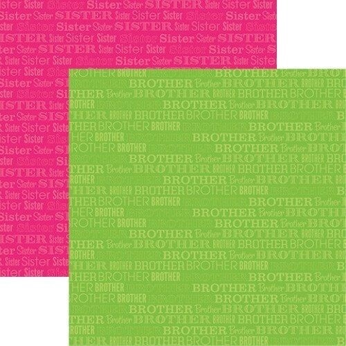 Reminisce - Our Family Brothers/Sisters Scrapbook Paper - 5 Sheets | eBay