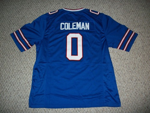 KEON COLEMAN Unsigned Custom Buffalo Sewn New Football Jersey S-3XL ...