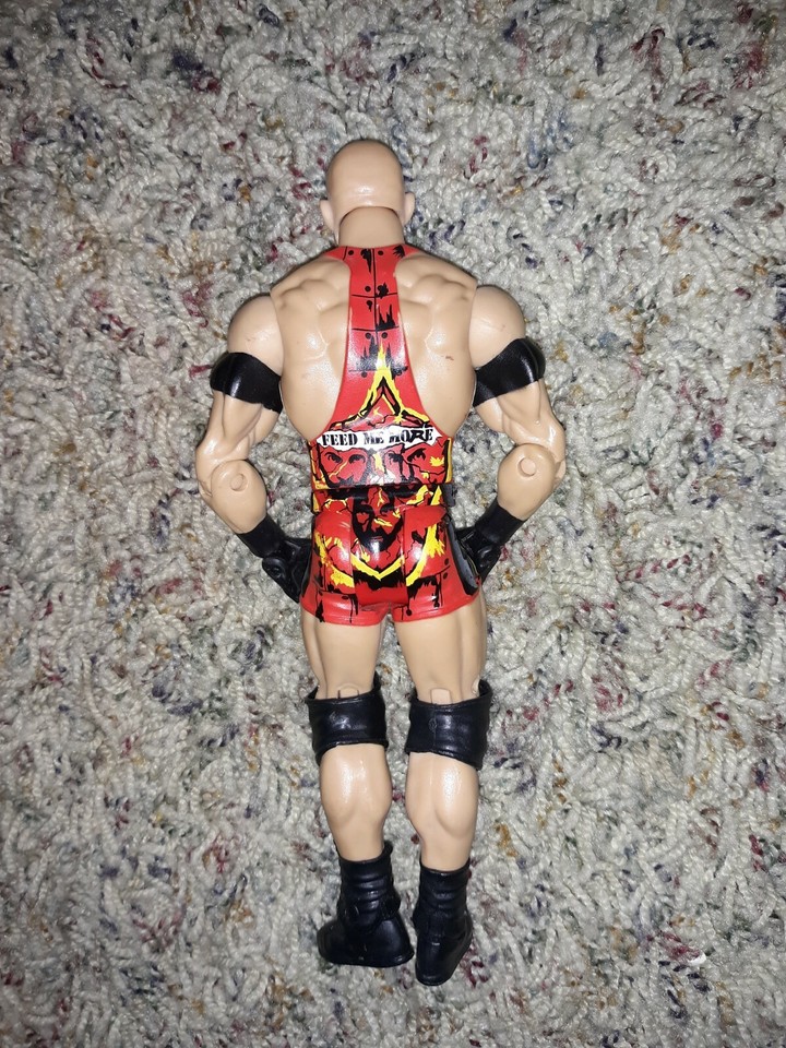 2012 WWF WWE Mattel Ryback loose Wrestling Figure Red Unlimited Eneregy ...