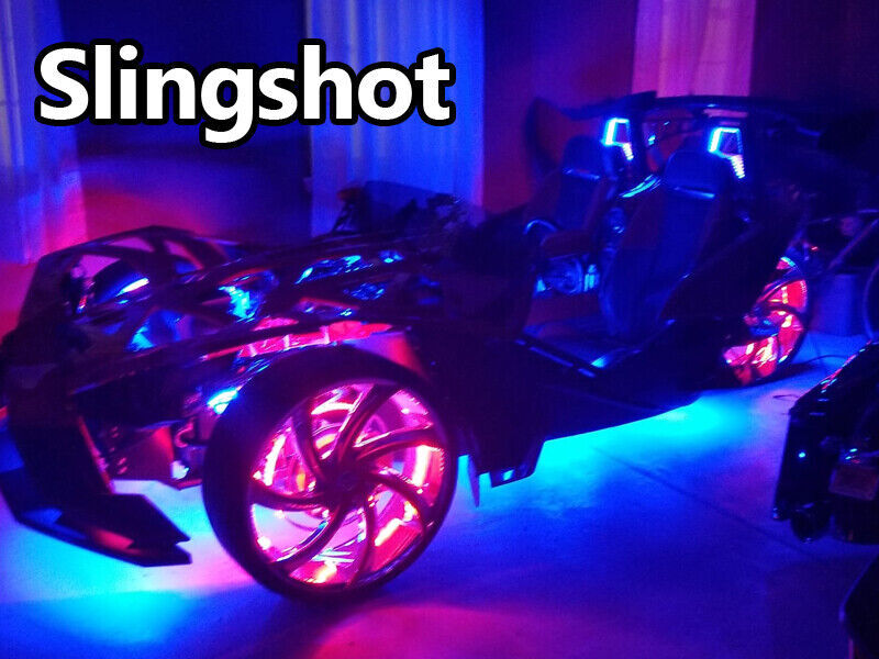 APP + Remote Black Out Tinted PCB RGB Dream Color CHASING Light Strips ...