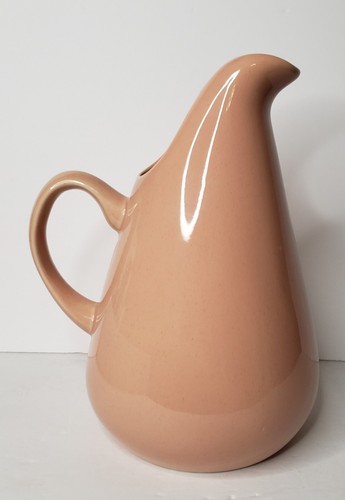 Russel Wright Oneida American Modern Coral Pink - Large pitcher 10 1/2 ...