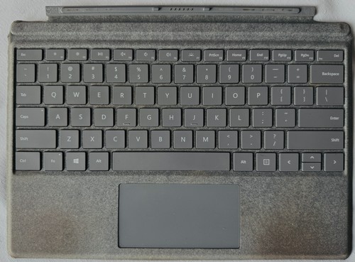 Microsoft Surface Pro 3, 4, 5, 6 Type Cover Backlit Keyboard Model 1725 ...