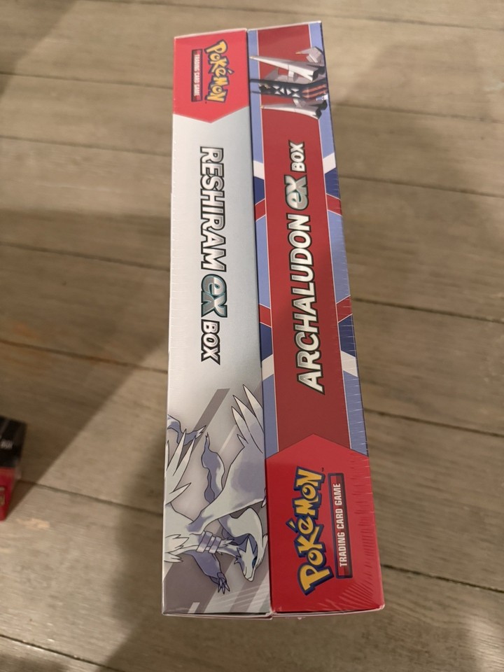 Pokemon Reshiram & Archaludon EX Collection Box Bundle Target Black ...