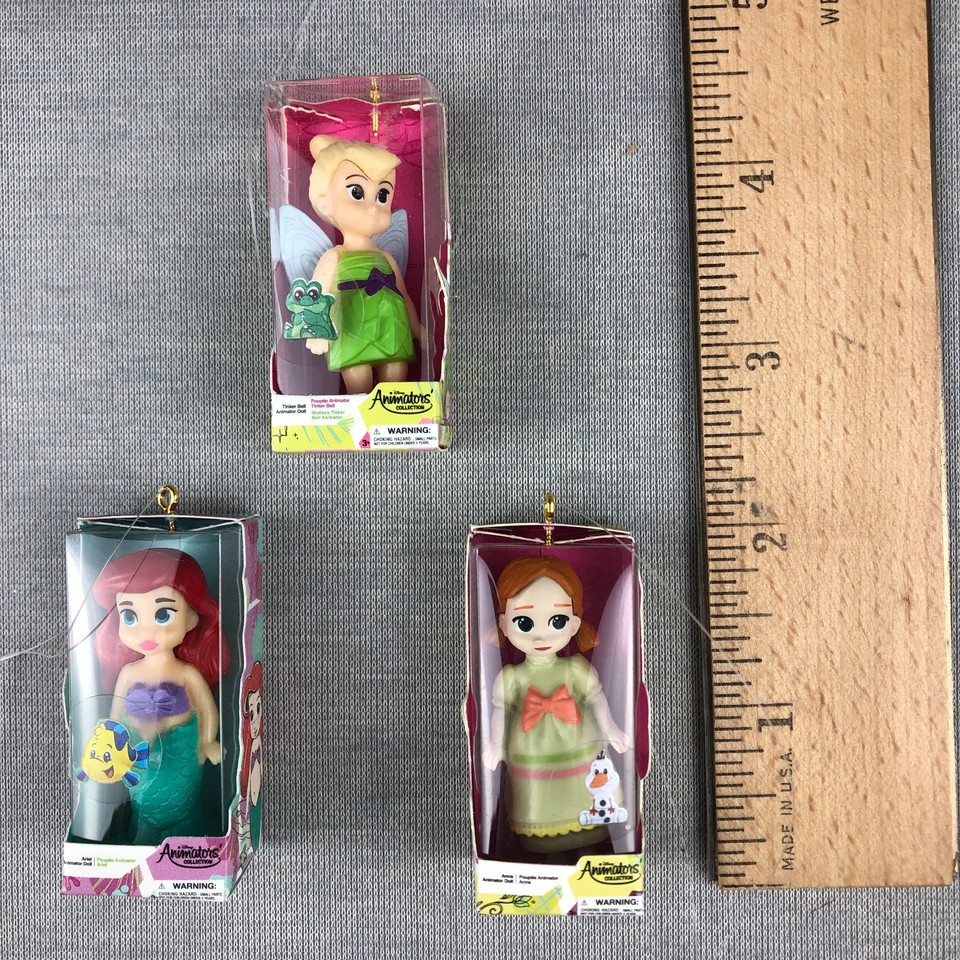 Disney Store Zuru Mini Brands Toy Custom Ornament x3 Ariel Anna Tinker ...