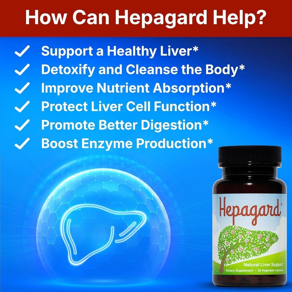 Nutreance Hepagard - Natural Liver Support with N-Acetyl Cysteine (NAC ...