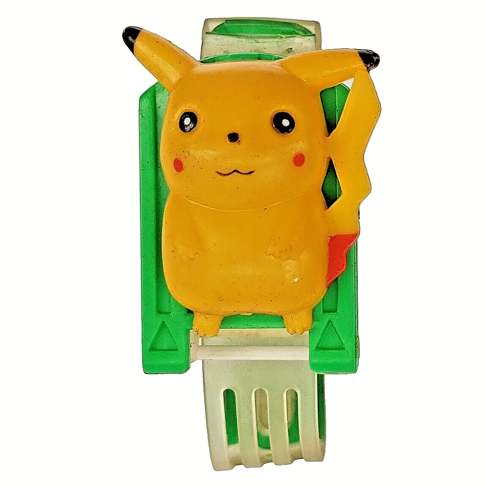 FALSO-FAKE "Pokémon n° 25 Pikachu Orologio non Funzionante Plastica" cm ...