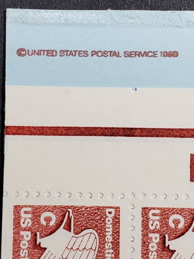 One Booklet of Twenty C Series U.S. Postage Stamps #1948a / 20 Cent ...