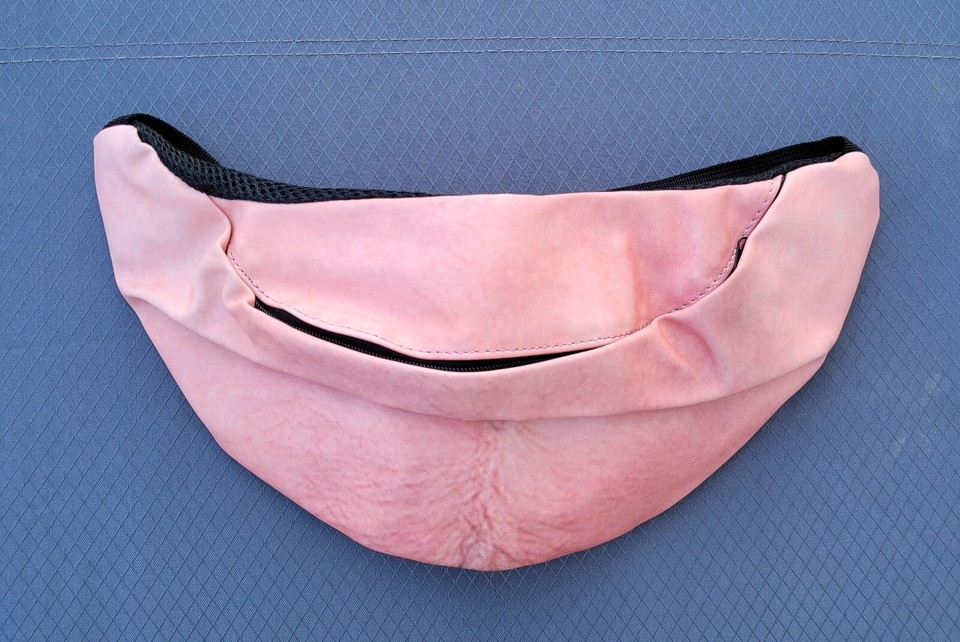 Fanny Pack Funny Fat Hairy Belly Button Large Dad Bag Gag Gift | eBay
