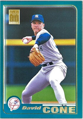 2001 Topps 50 Years #65 David Cone - New York Yankees - Baseball Card ...