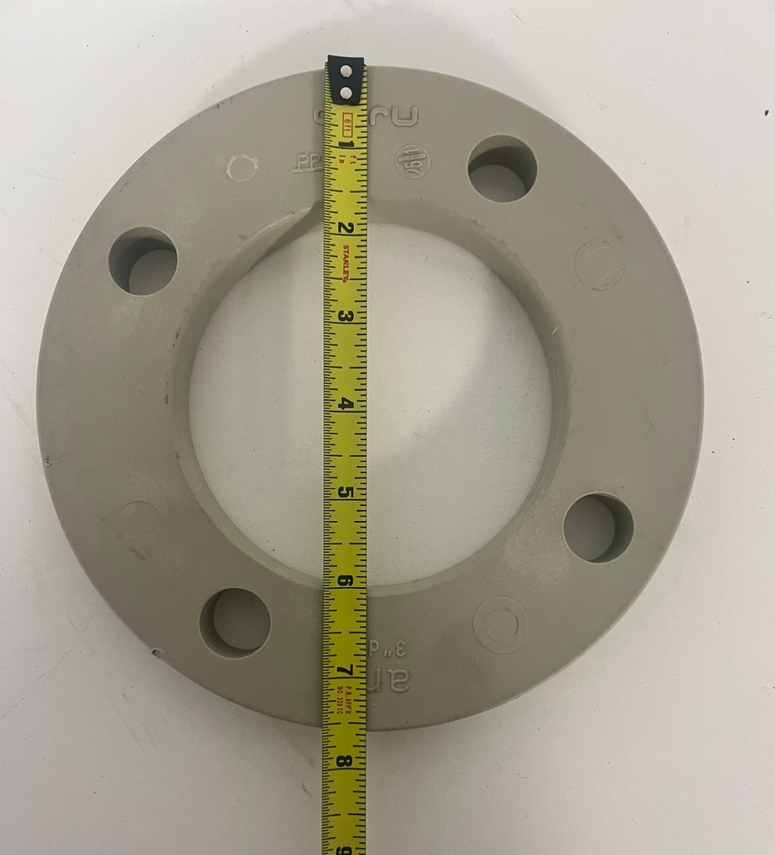 3" Agru ANSI Polypropylene Coated Flange Backing Ring Class 150 SDR 17 ...