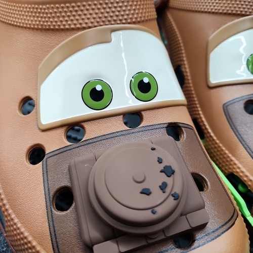 Mater Crocs Men 13 Disney Cars Tow Mater Clogs Shoes X Collab | eBay