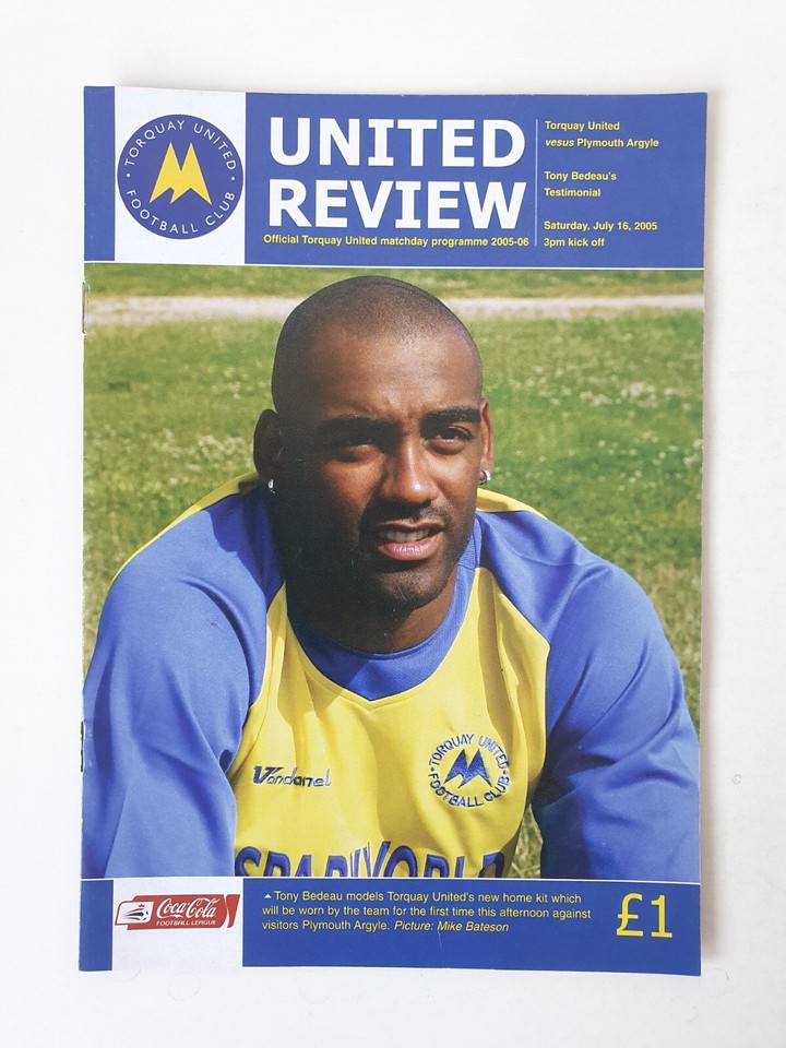 Tony Bedeau Testimonial 16/7/2005 Torquay United v Plymouth Argyle ...