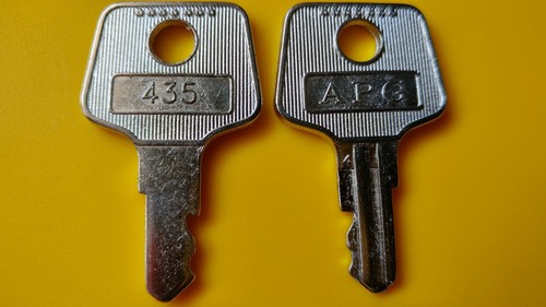 APG Pair of 235, 243, 435, 542 Keys for Vasario Minota Cash Drawers ...