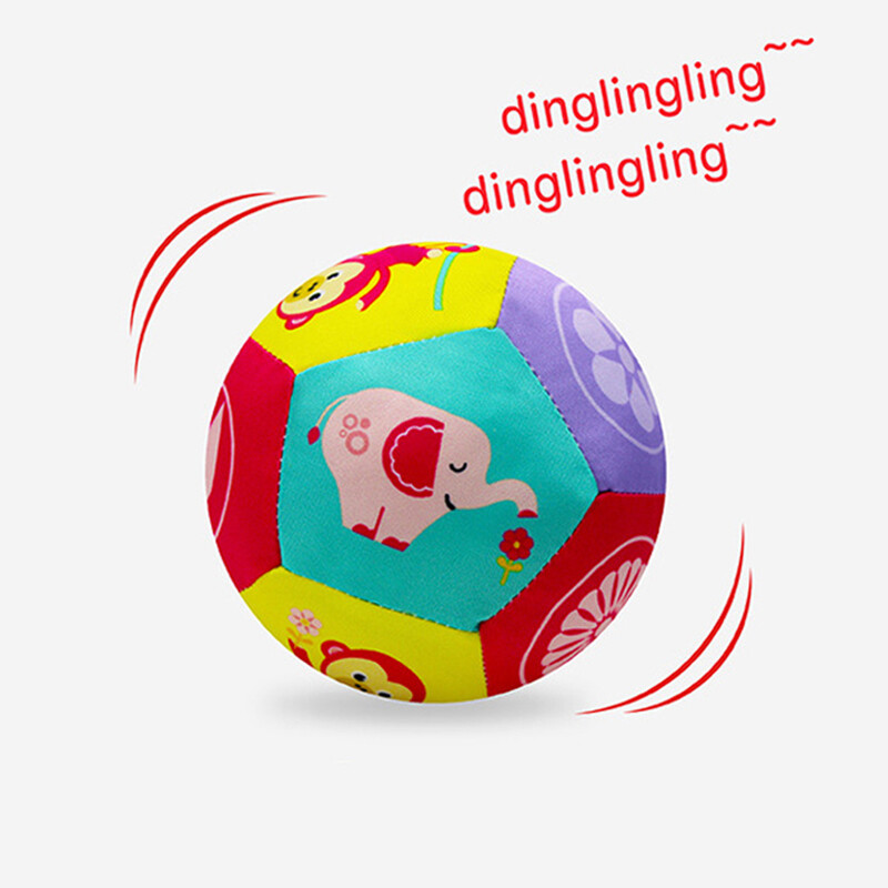 Soft Cloth Rattle Ball Baby For 0-36 Months Stuffed Baby Play Ball ...