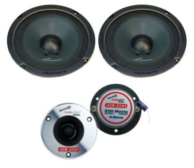 2 pcs 6" 300W Full Range Loud Speaker and 2 pcs 350W Super Tweeters | eBay