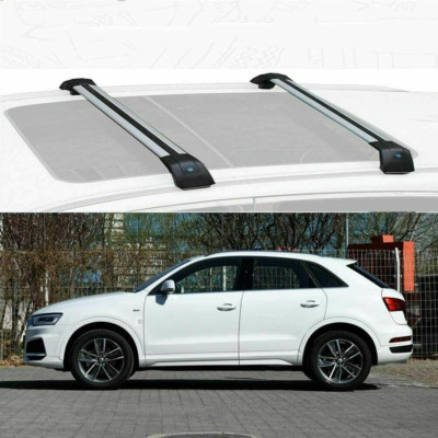2Pcs Aluminum Roof Rail Racks Cross Bars Crossbars Fits for Audi Q3 ...