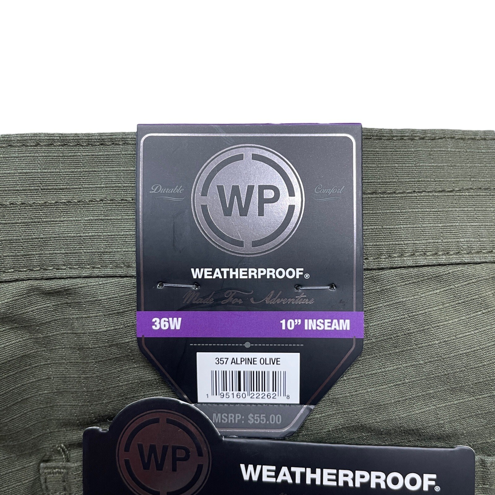 WP Weatherproof Men's 5 Pocket Ripstop Trail Utility 10" Inseam Short ...