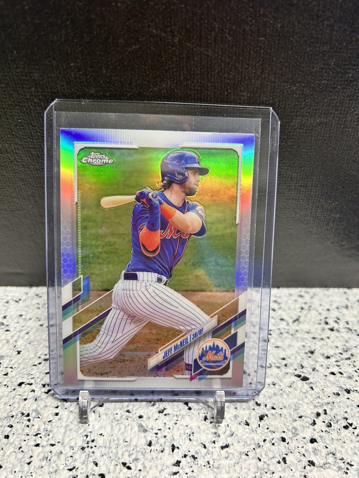 2021 TOPPS CHROME JEFF McNEIL REFRACTOR #214 | eBay