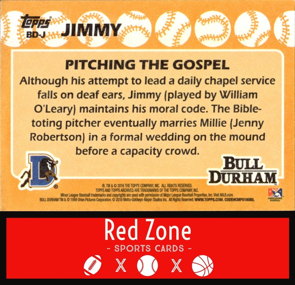 2016 Topps Archives - #BD-J Jimmy / William O'Leary NM/NM+ | eBay