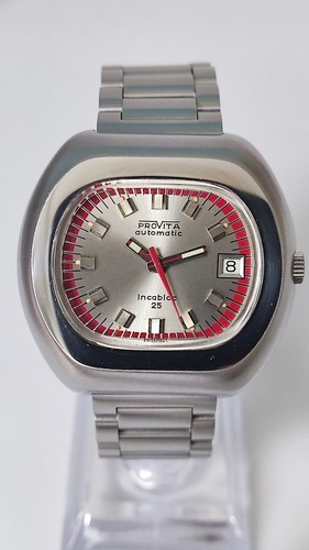 Armbanduhr Provita Automatic Swiss ETA 2782 Herrenuhr 70er Selten ...