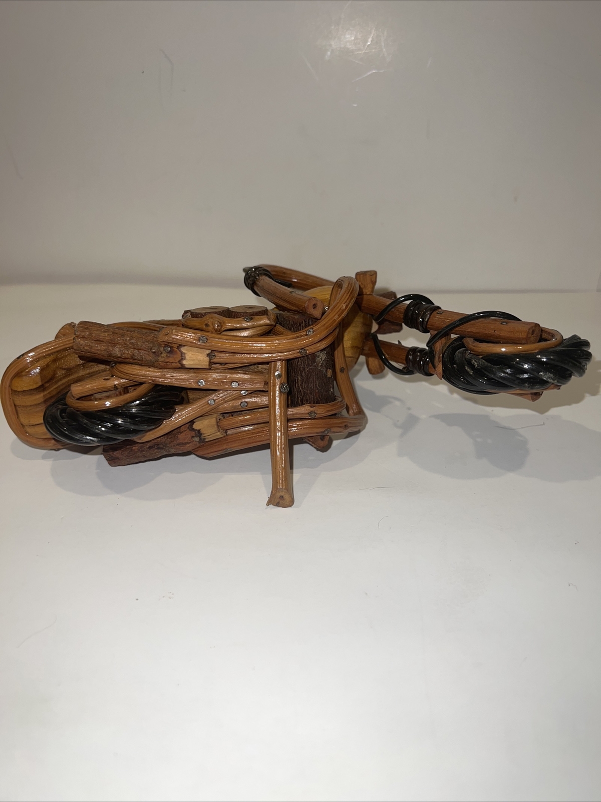 Wood Motorcycle Harley Davidson Chopper Bike Wood Moto Handmade Display ...