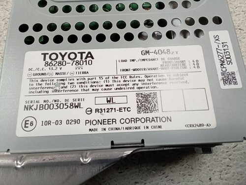 Audio Equipment Radio Amplifier ID 86280-78010 Fits 15-17 LEXUS NX200T ...